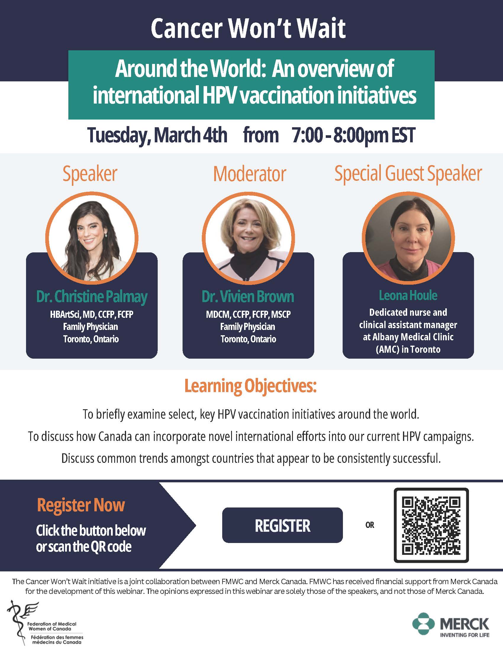 Federation of Medical Women of Canada (FMWC) | WEBINAR: International ...